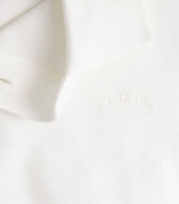 A.p.c. Cotton Logo Polo Shirt