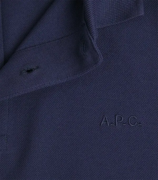 A.p.c. Cotton Logo Polo Shirt