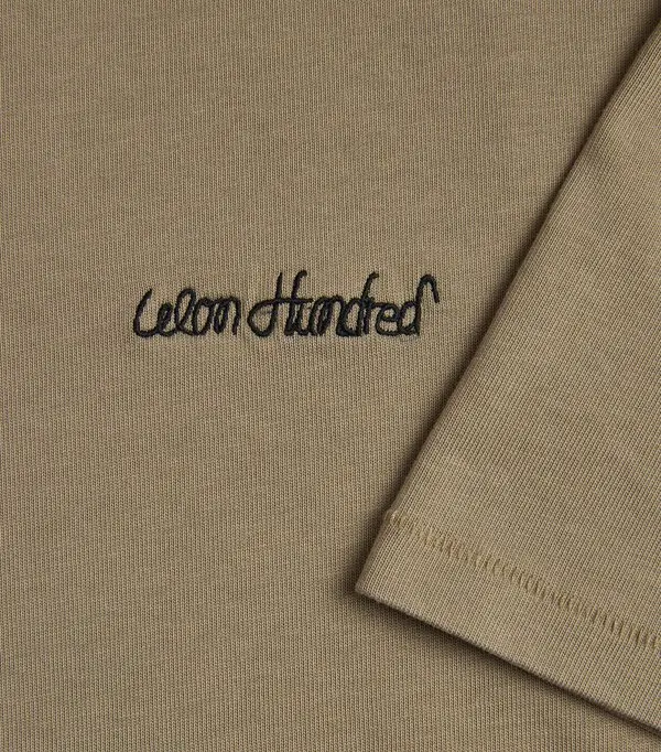 WON HUNDRED Cotton Italic Logo T-shirt