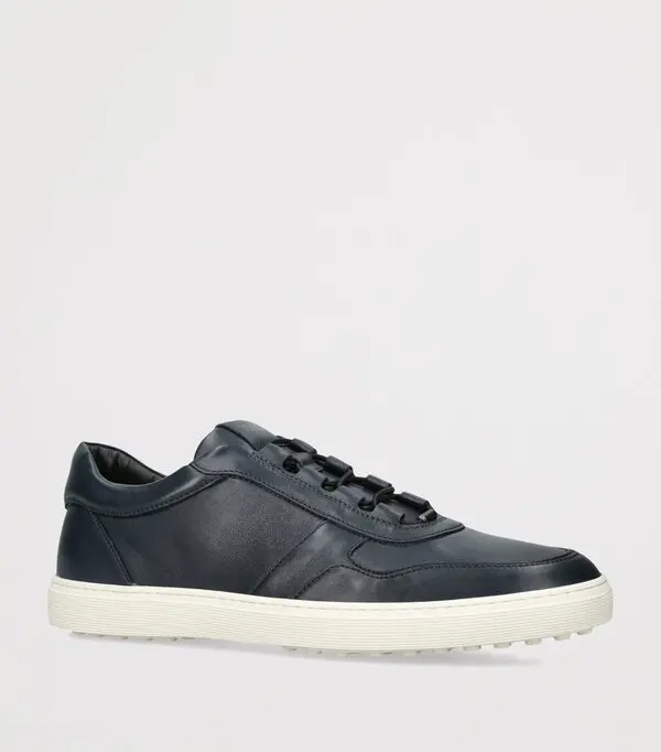 TOD'S Leather Elastic Cassetta Sneakers