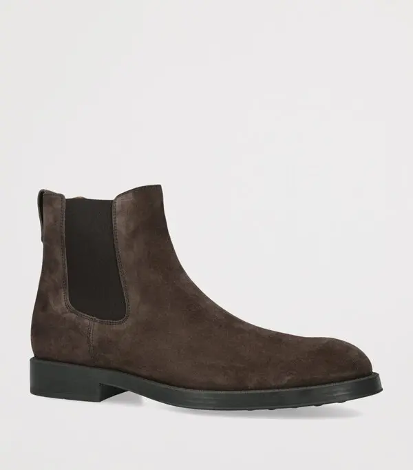 TOD'S Suede Chelsea Boots