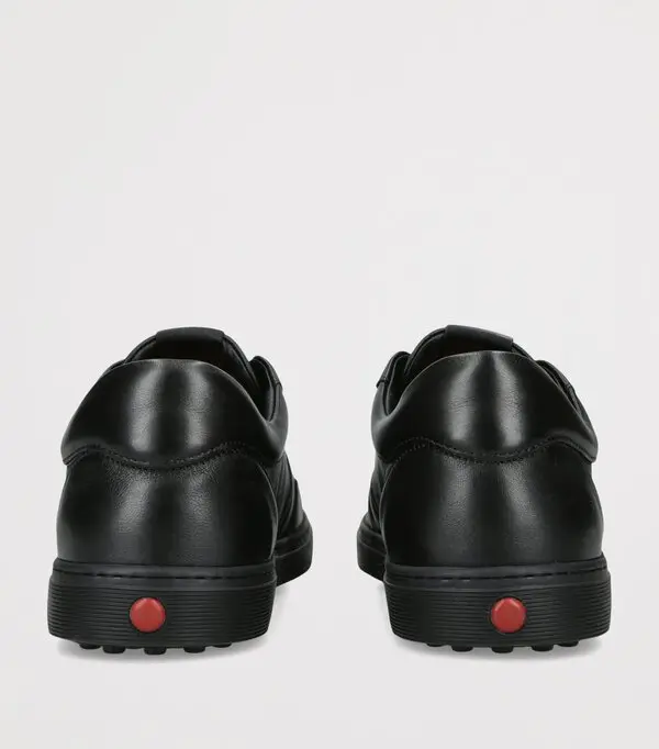 TOD'S Leather Elastic Cassetta Sneakers
