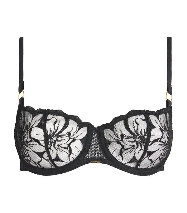 Chantelle Embroidered Fleurs Balconette Bra