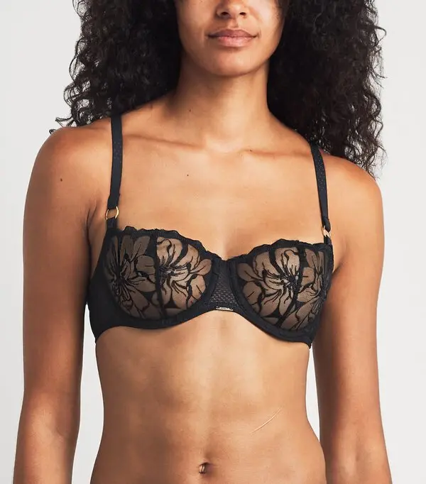 Chantelle Embroidered Fleurs Balconette Bra