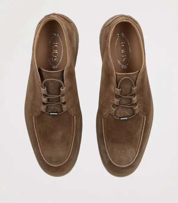 TOD'S Suede Ankle Boots - Brown