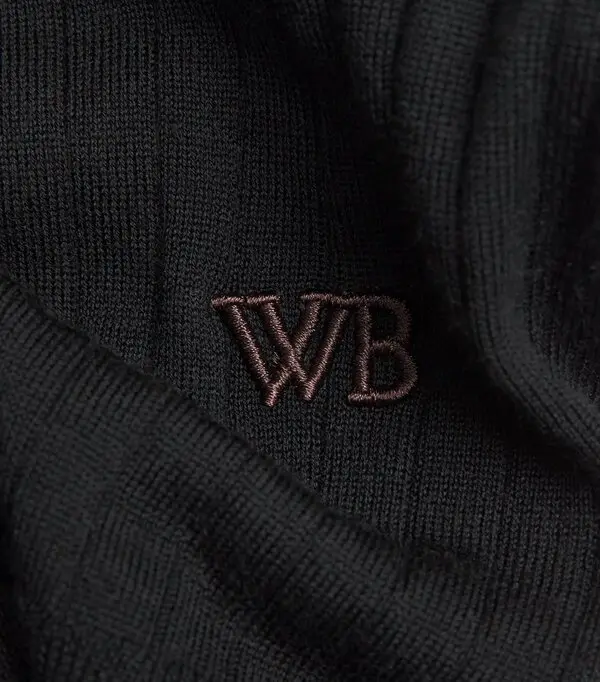WALES BONNER Wool-cotton Nile Henley Top