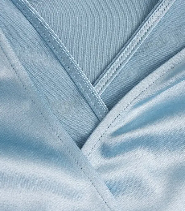 GANNI Satin Scarf Blouse