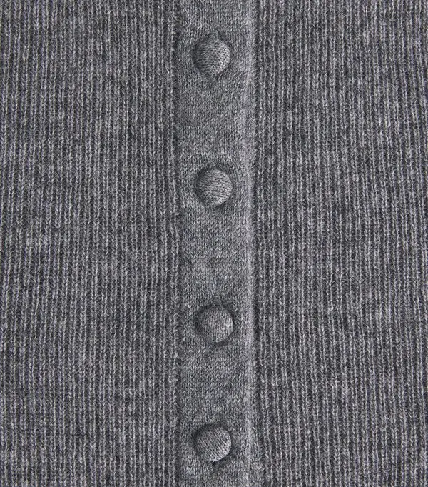 Citizens Of Humanity Wool-cashmere Cropped Cardigan - Grey