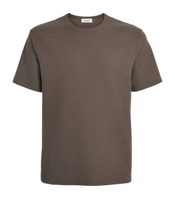 FRAME Cotton Jacquard T-shirt