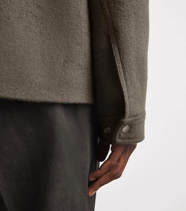 Rick Owens Virgin Wool Brad Overshirt