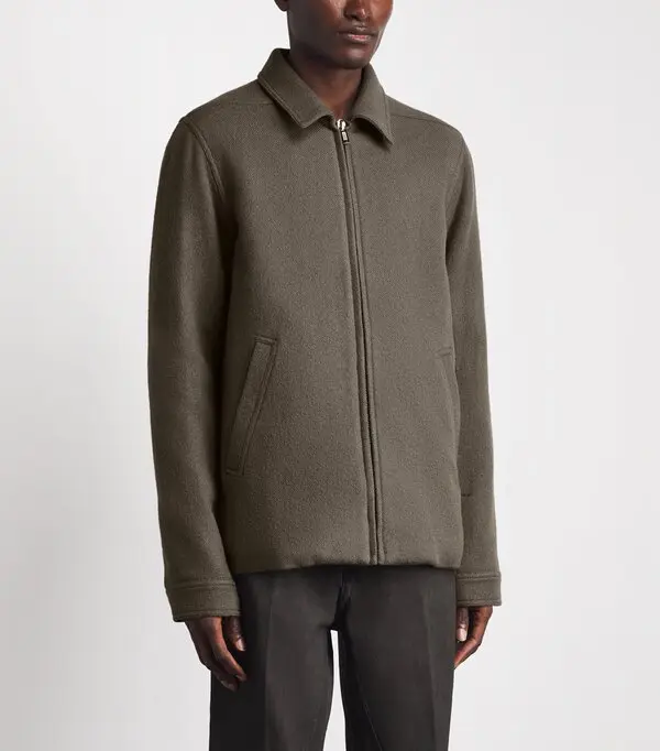 Rick Owens Virgin Wool Brad Overshirt