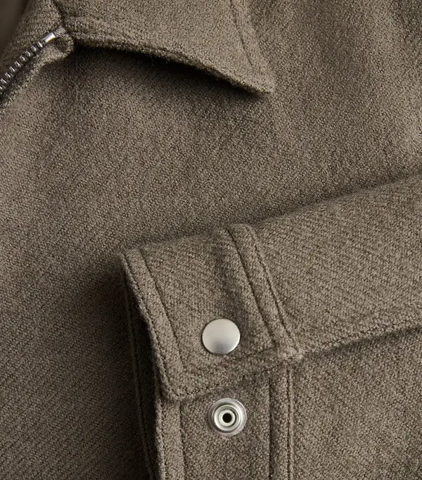 Rick Owens Virgin Wool Brad Overshirt