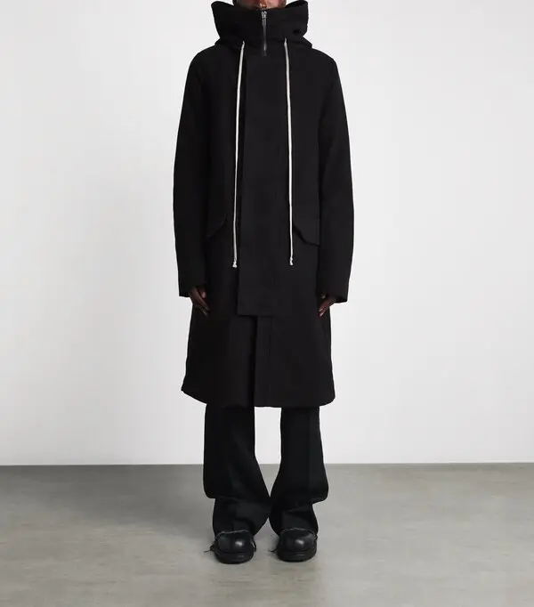 Rick Owens Longline Padded Megaparka Coat