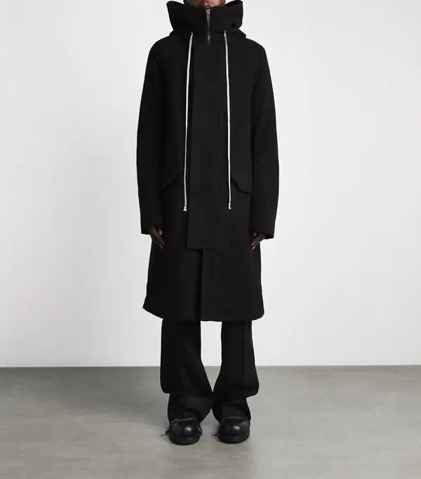 Rick Owens Longline Padded Megaparka Coat
