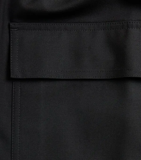 Rick Owens Wool-blend Slim Drawstring Trousers