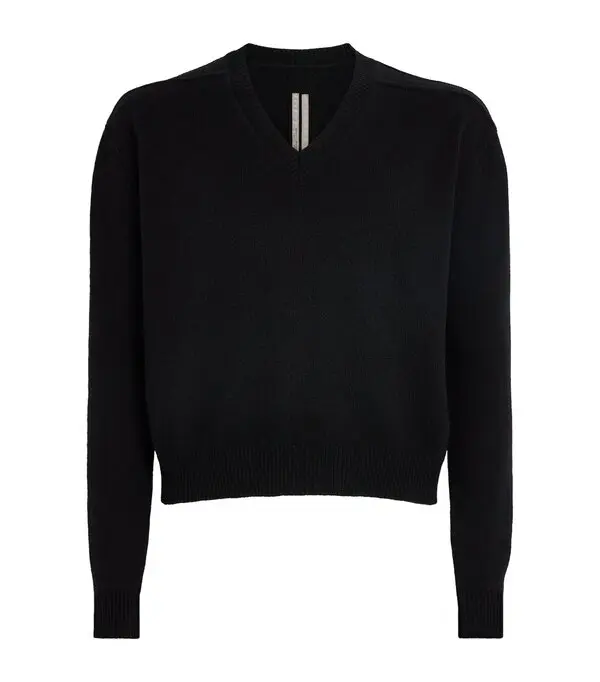 Rick Owens Cashmere-wool V-neck Sweater