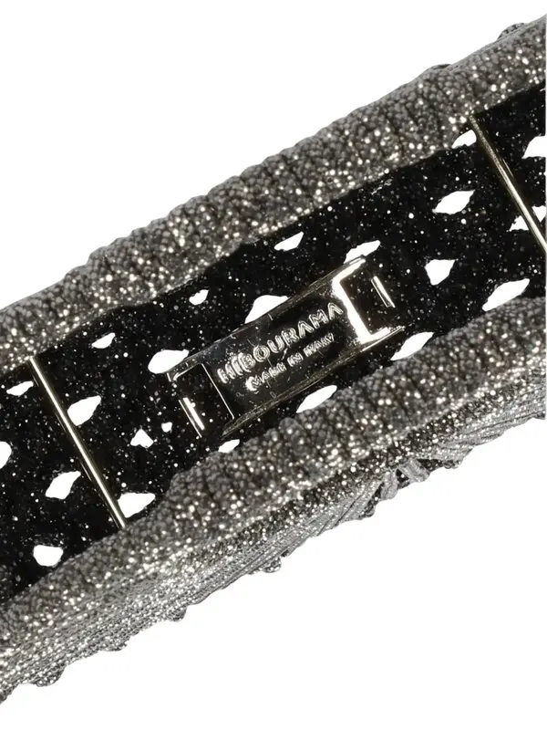 HIBOURAMA Jaya Crystal-embellished Woven Tote Bag - Brown