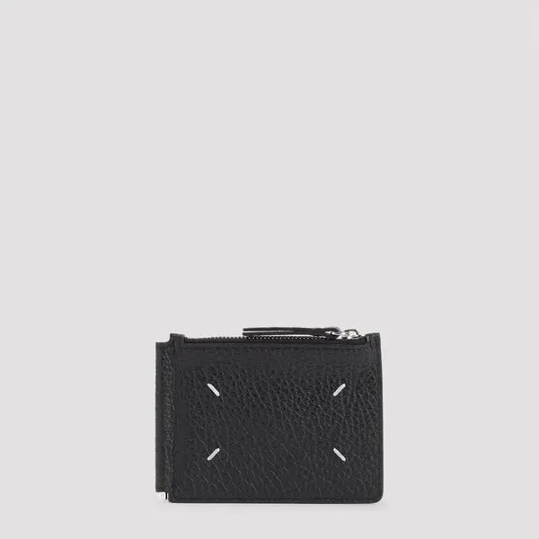 MAISON MARGIELA Slim Leather Wallet Mini 2-pincer