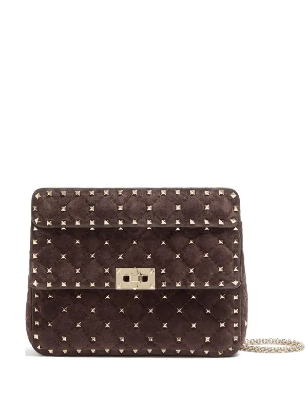 Valentino Garavani Medium Rockstud Spike Quilted Tote Handbag