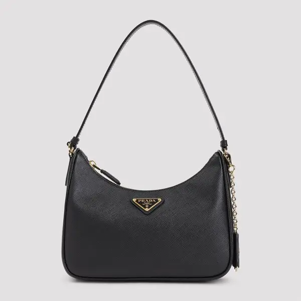 Prada Saffiano Leather Shoulder Handbag