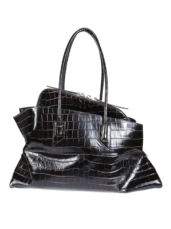 Attico Medium Shoulder Bag - Marrone