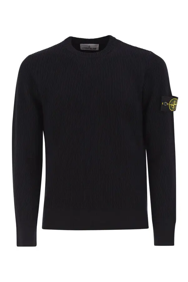 Stone Island Crewneck Knit Sweatshirt