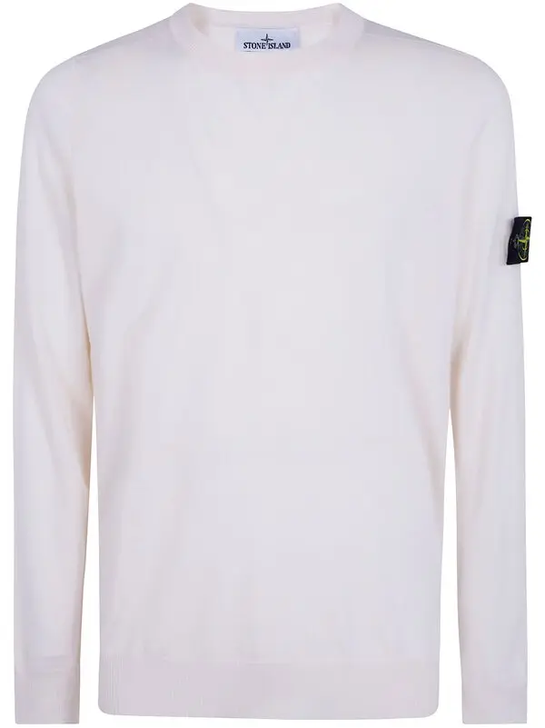 Stone Island Crewneck Sweatshirt - Ivory