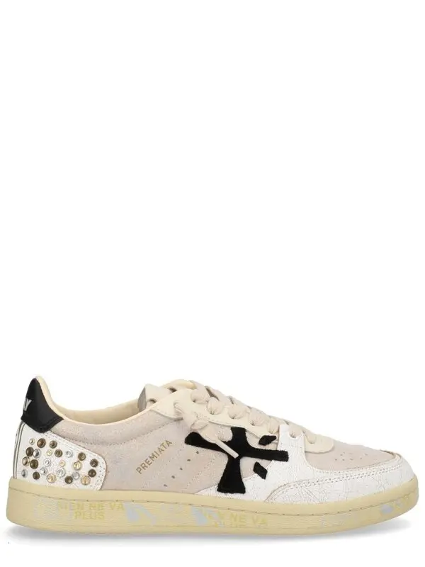 Premiata Basket-inspired Lace-up Sneaker For
