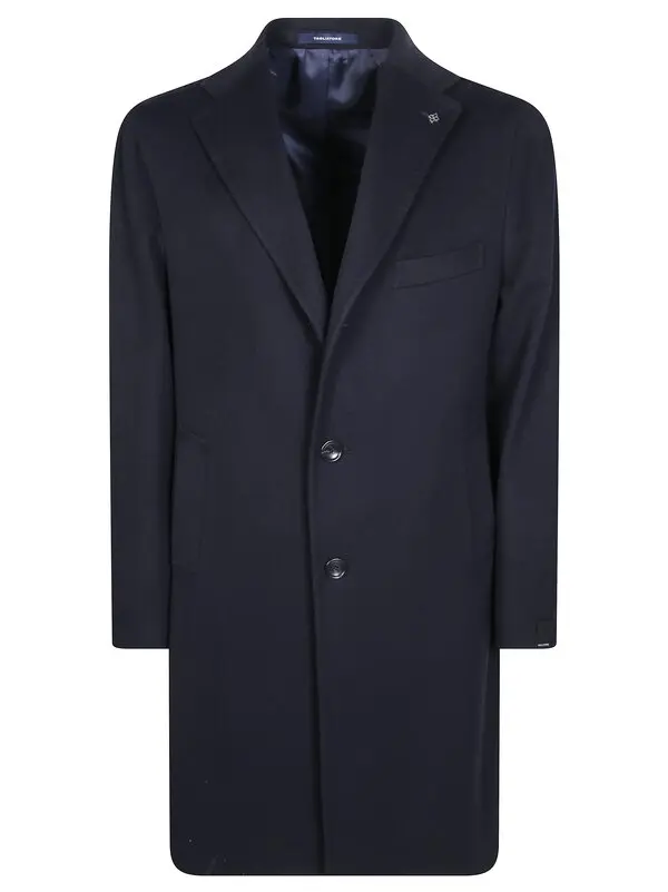 Tagliatore Wool Cashmere Lined Overcoat