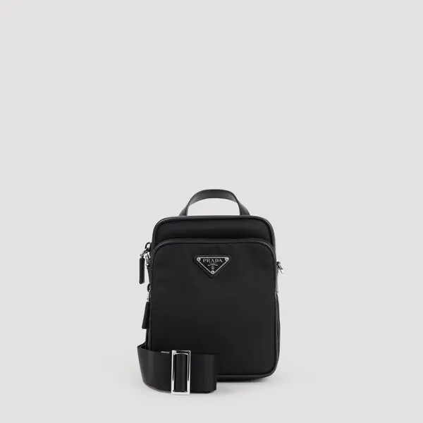 Prada Bandoliera Mini Shoulder Handbag - Black