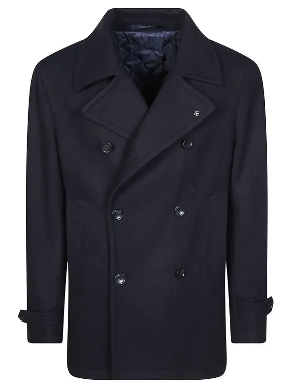 Tagliatore Double-breasted Wool Blend Overcoat