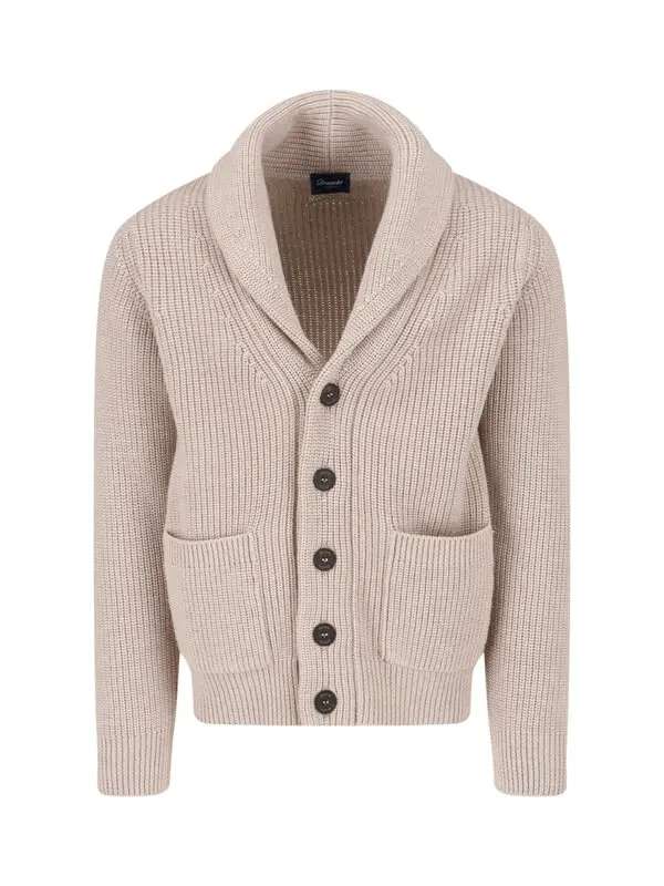 DRUMOHR 100% Merino Wool Crewneck Sweater For