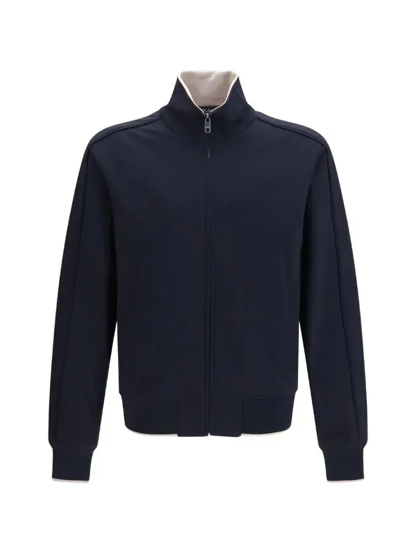 Dolce & Gabbana Zip-front Sweatshirt - Bluscurism