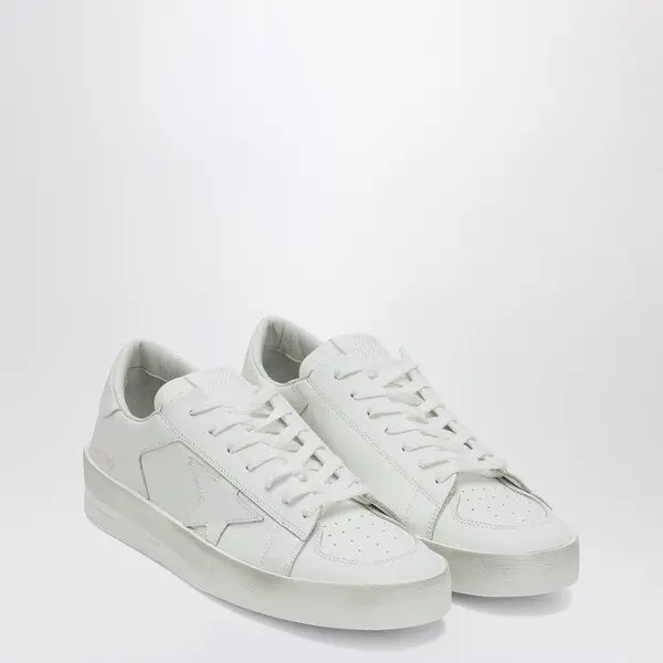 GOLDEN GOOSE Stardam Leather Sneakers - Opticwhite