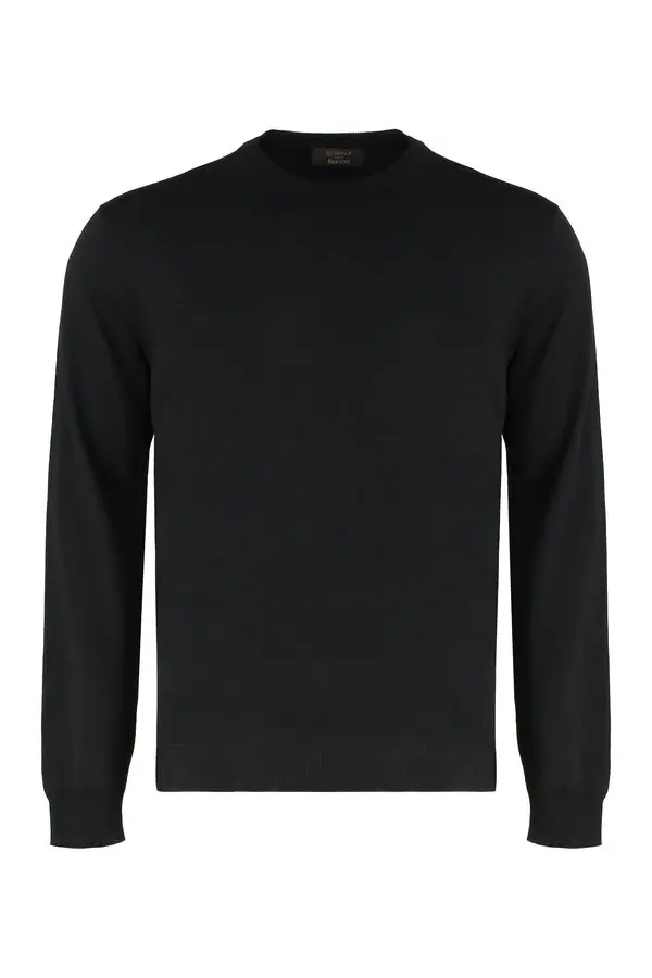 SLOWEAR Round-neck Wool Sweater With Long Sleeves