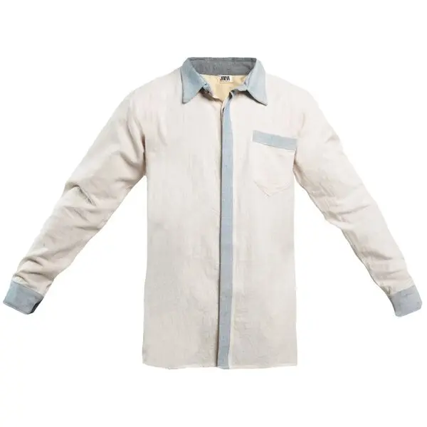 JIWYA Neutrals / Aasman Casual Full Sleeve Shirt In Khadi Cotton