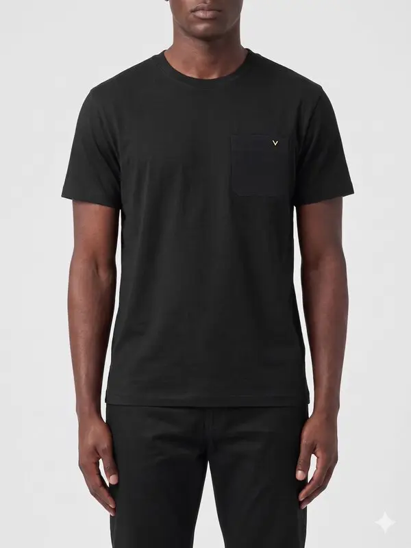 Valentino Garavani Vlogo Cotton T-shirt - Black