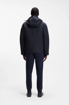 BOSS Hooded Casual Waterproof Jacket