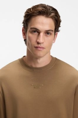 BOSS Porsche X Long-sleeved T-shirt With Glossy Logo