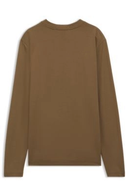 BOSS Porsche X Long-sleeved T-shirt With Glossy Logo