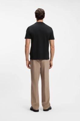 BOSS Cotton-jersey T-shirt With Logo Artwork