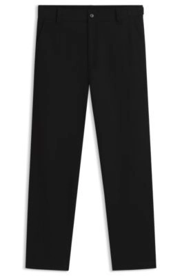 Hugo Straight-fit Pants In Performance-stretch Fabric