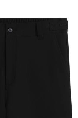 Hugo Straight-fit Pants In Performance-stretch Fabric