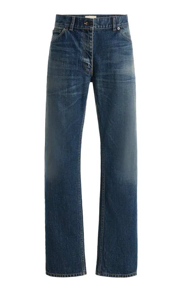 THE ROW Dinni Rigid Mid-rise Straight-leg Jeans