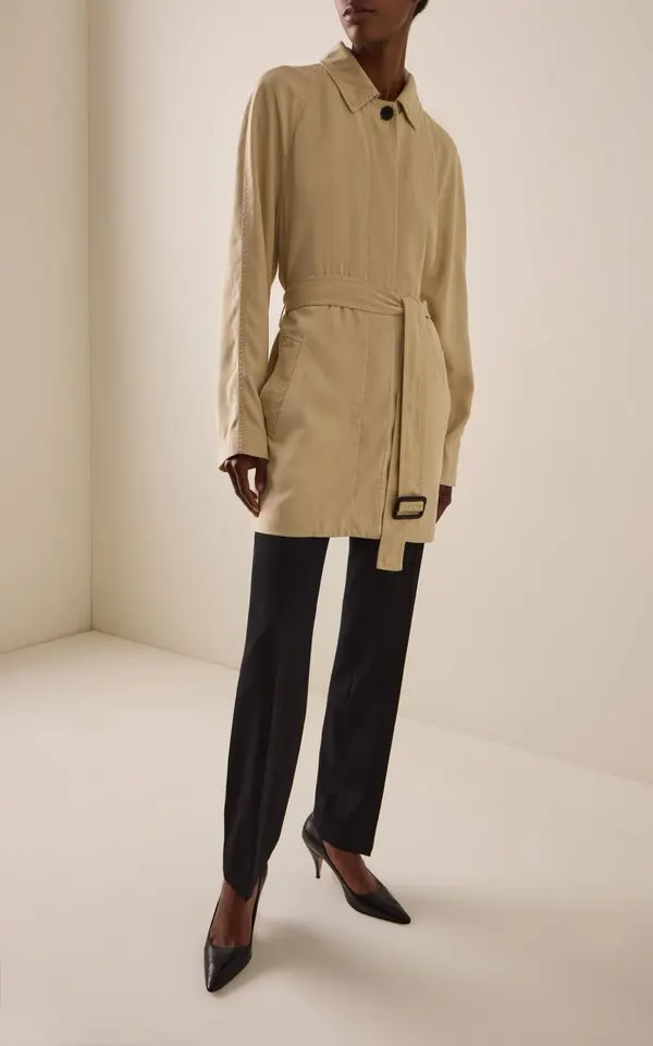 THE ROW Elisa Belted Twill Jacket