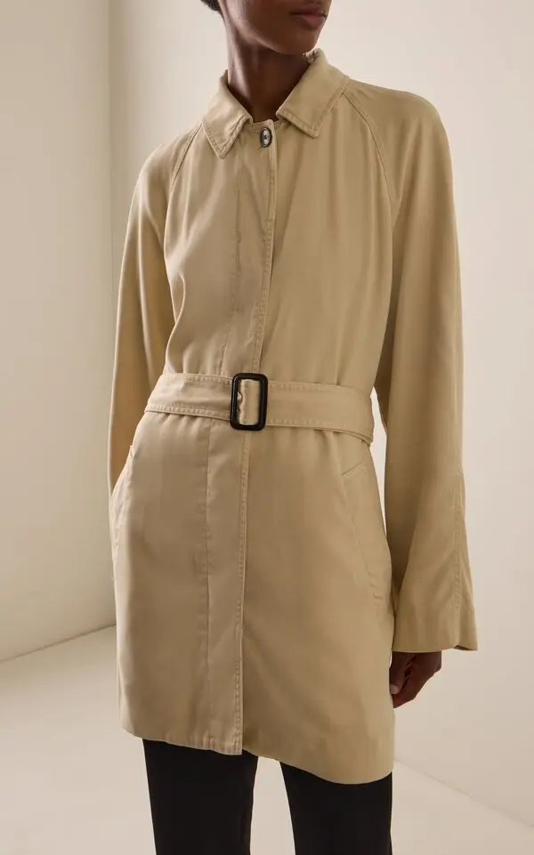 THE ROW Elisa Belted Twill Jacket