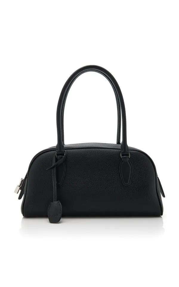 THE ROW India East/west Leather Bag - Black