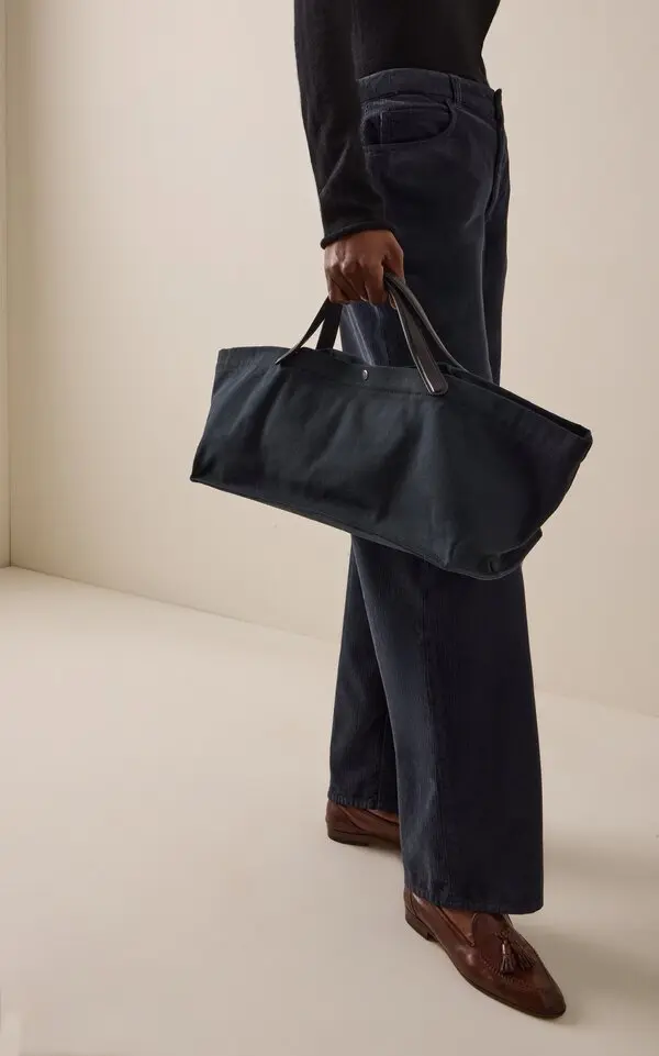 THE ROW Idaho Canvas Tote Bag - Navy