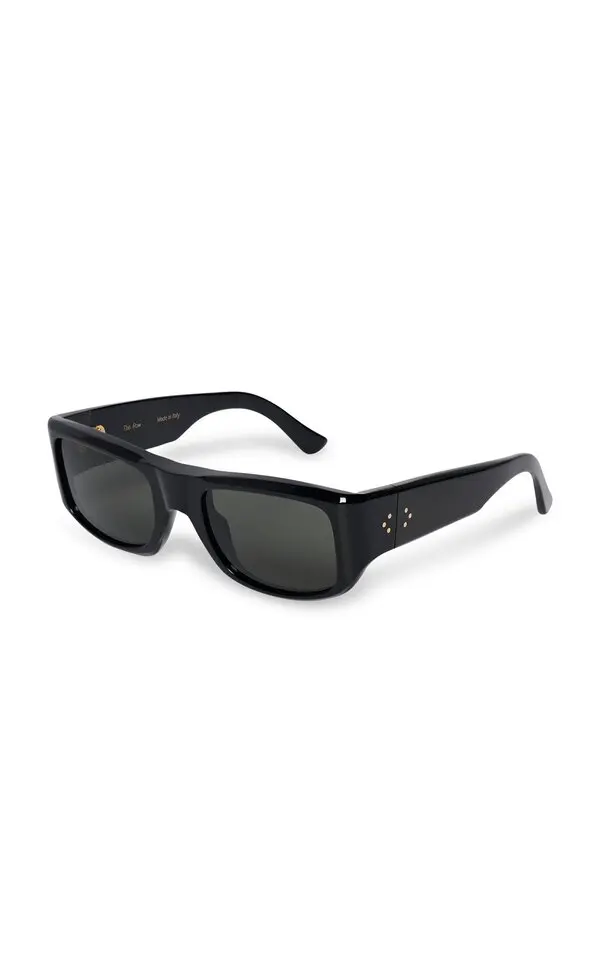 THE ROW A Square-frame Acetate Sunglasses - Black