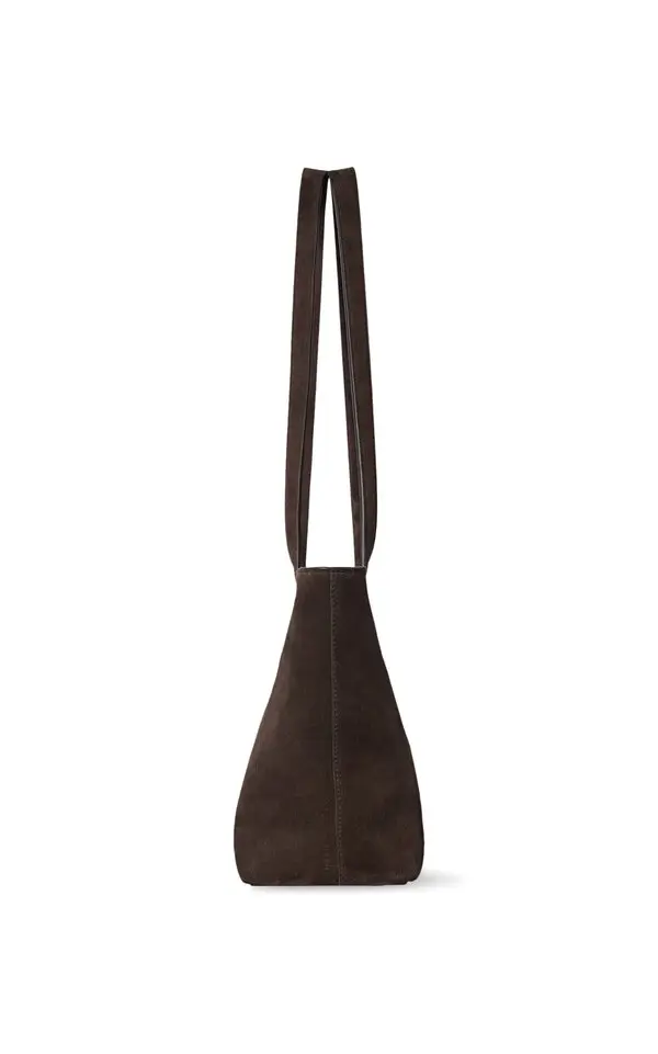 THE ROW Parker Suede Tote - Brown
